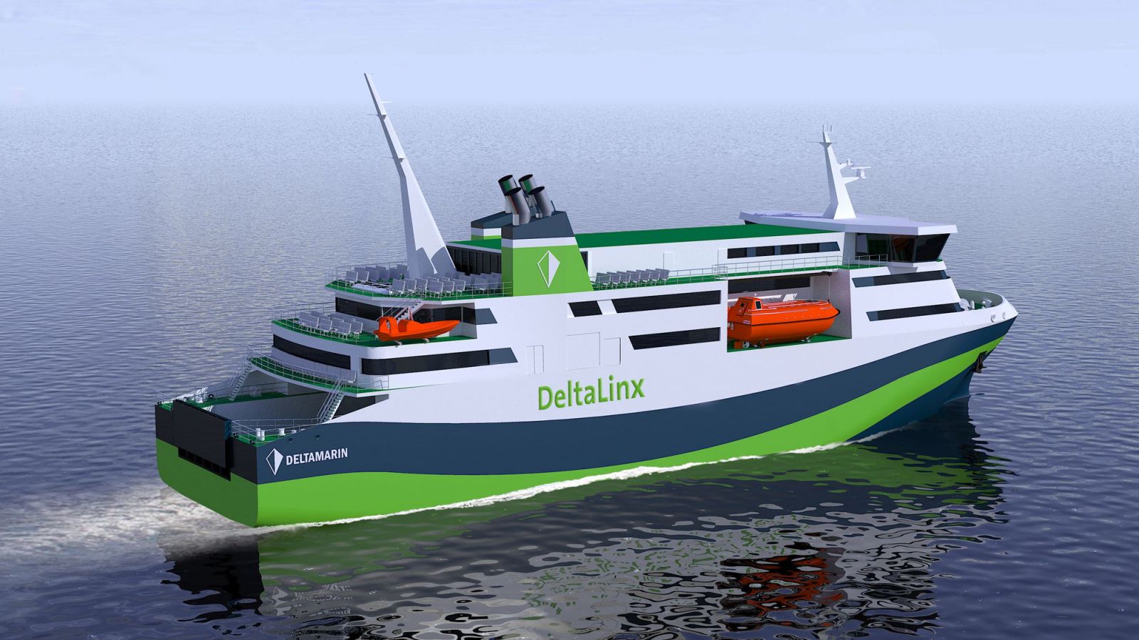 Deltamarin Introduces a Compact Ferry Design